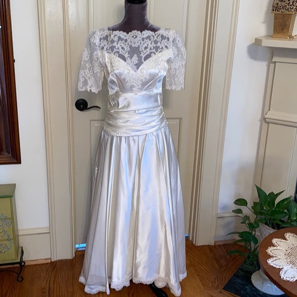 Mori Lee | Dresses | Morilee Beautiful Candlelight Satin Vintage ...